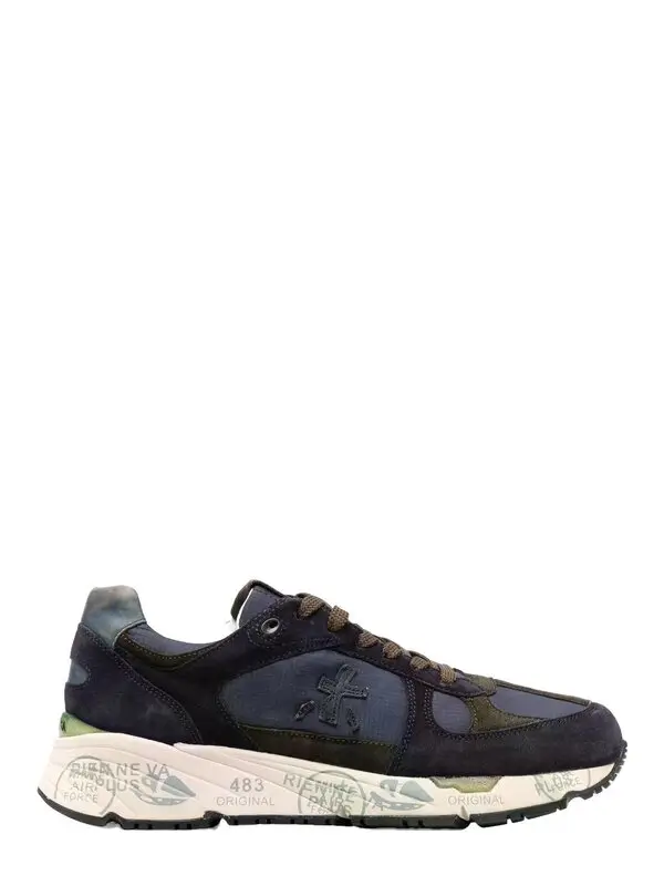 Premiata Mick Low-top Leather Sneakers - Blue