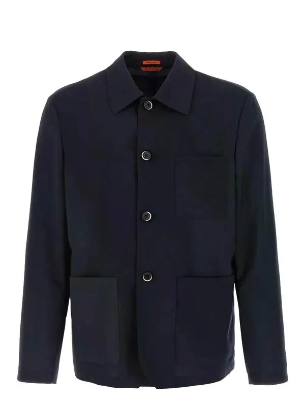 Barena Venezia Button-fastening Overshirt - Blue