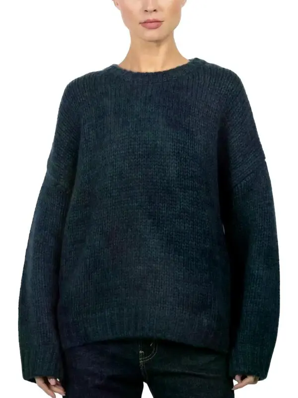 Sablyn Crew Neck Cashmere Sweater - Green