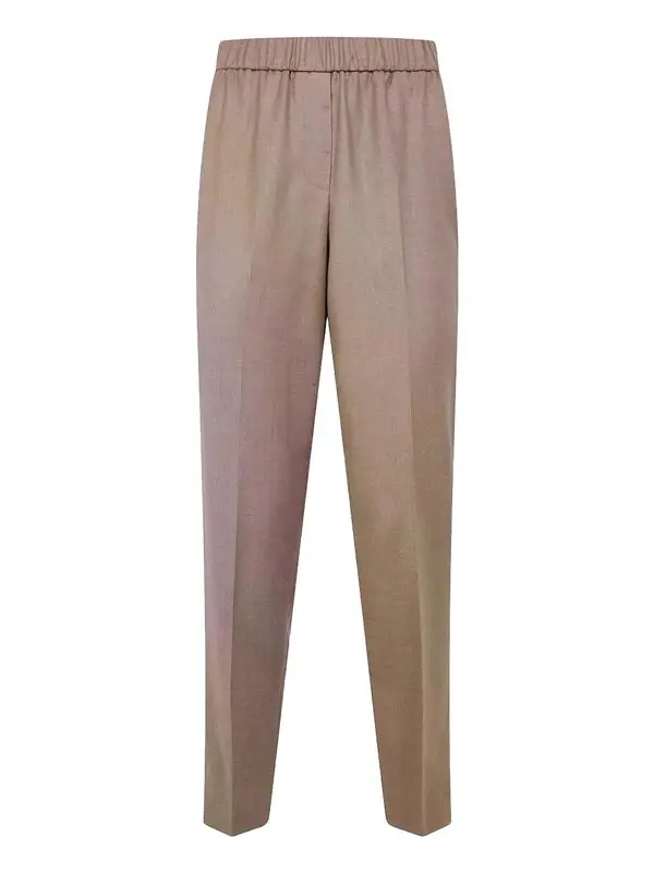 Peserico Elastic-waist Trousers - Neutrals