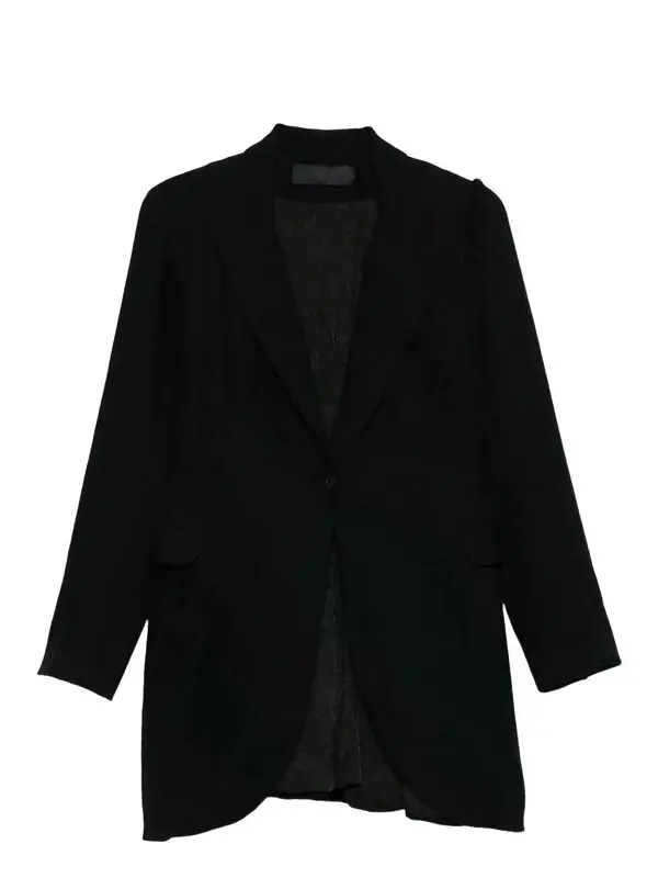 MARC LE BIHAN Single-breasted Fitted Jacket - Black