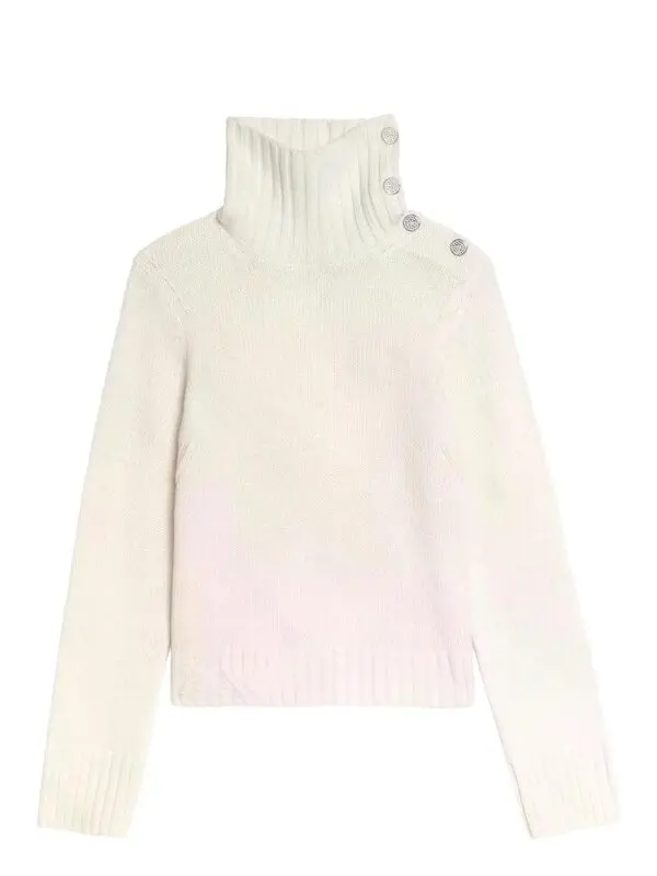 Zadig&Voltaire Roll-neck Embellished Sweater - White