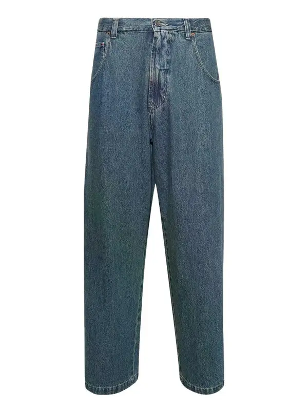 Vetements Utility-pocket Denim Jeans - Blue
