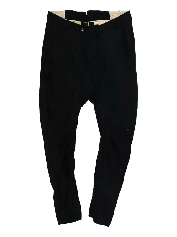Masnada Drop-crotch Trousers - Black