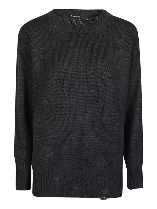 CANESSA Cashmere Sweater - Black