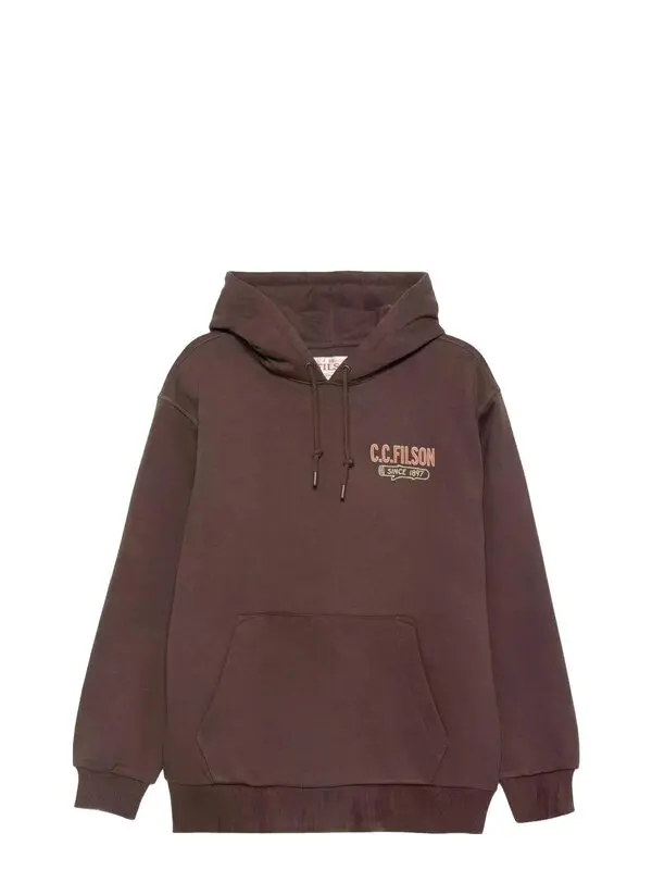 Filson Graphic-print Hoodie - Brown