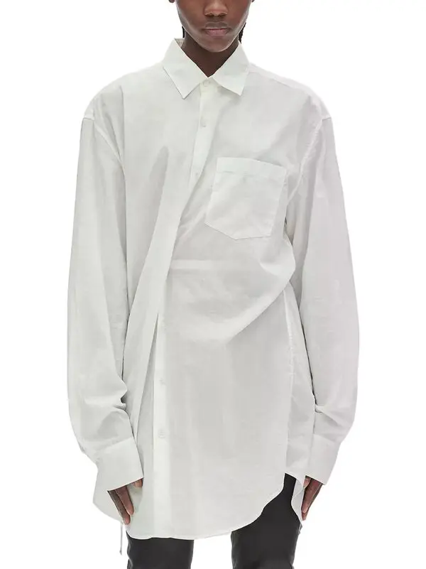ANN DEMEULEMEESTER Elisabeth Pocket Shirt - White