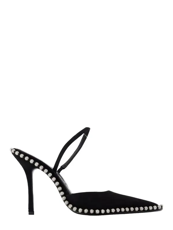 Alexander Wang Embellished Heeled Pumps - Black