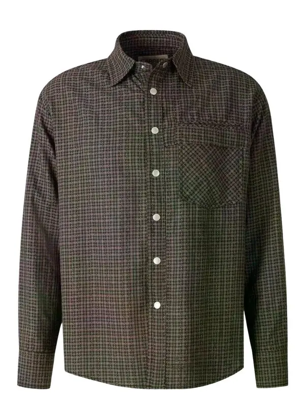 CARRER Checked Shirt - Brown