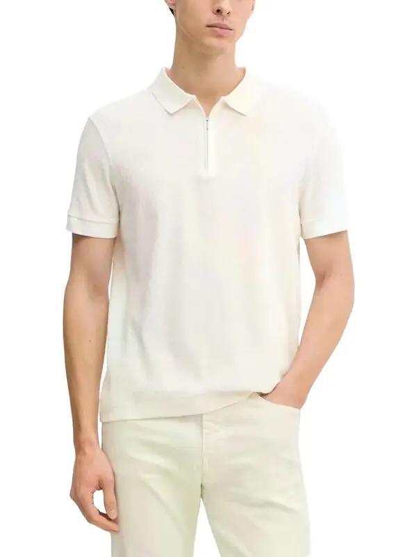 JOOP! Cotton Polo Shirt - White