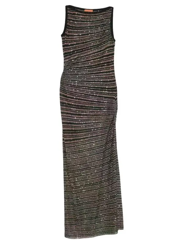 Missoni Sequin-embellished Maxi Dress - Brown