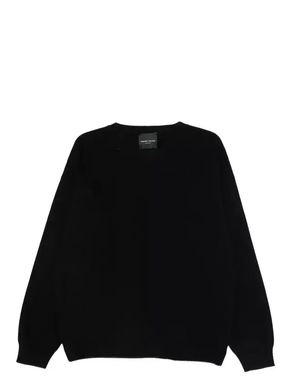 ROBERTO COLLINA Crew-neck Sweater - Black