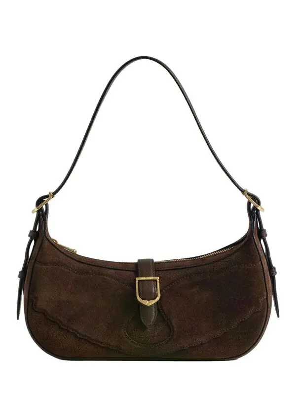 Zadig&Voltaire Moonrise Suede Shoulder Bag - Brown