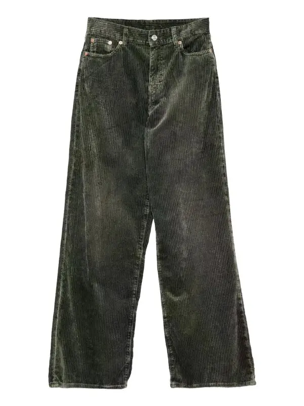 BELLEROSE High-waisted Corduroy Trousers - Green