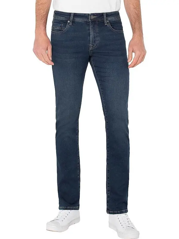 LIVERPOOL Kingston Slim Straight French Terry Jeans - Rainier
