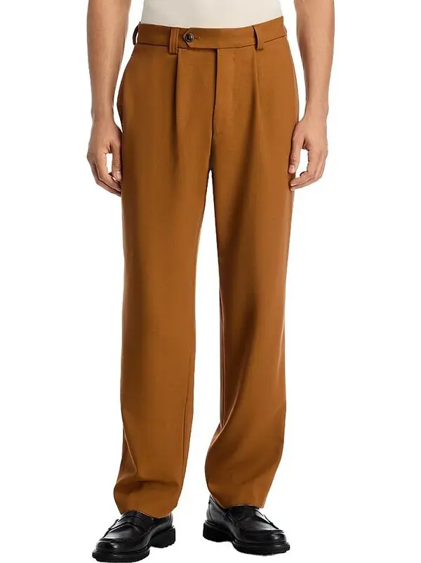 BOSS Camel Port Trousers - Medium Brown