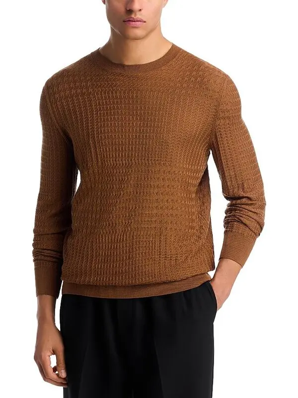 BOSS Long Sleeve Sweater - Medium Brown