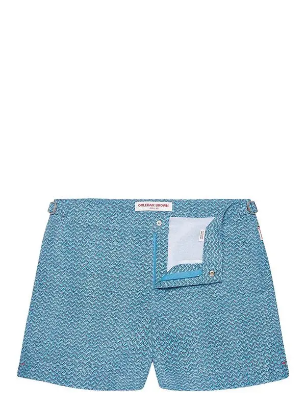 Orlebar Brown Setter Riptide 4.5" Swim Trunks - Aqua Blue
