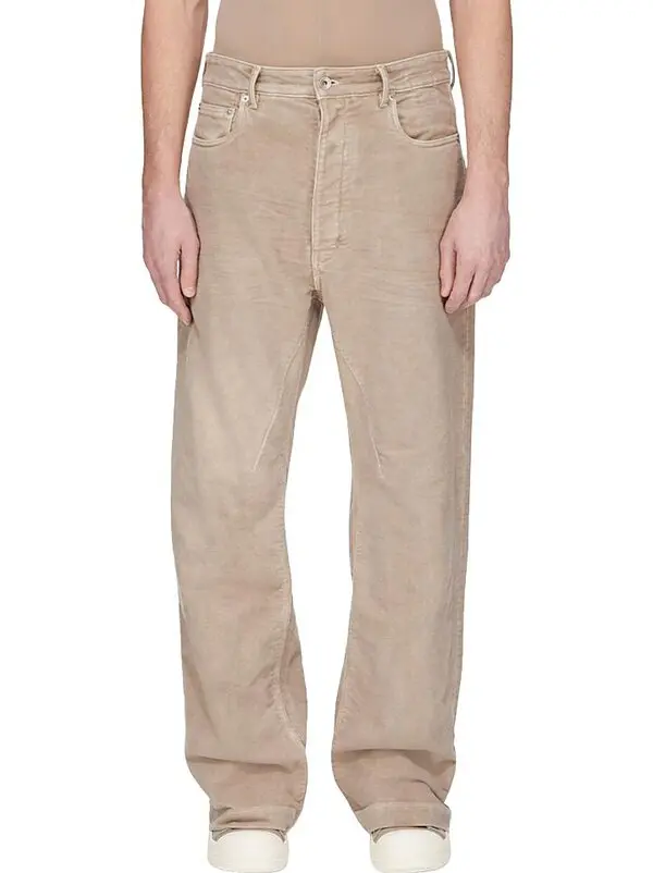 Rick Owens Geth Regular Fit Jeans - Dirty Pearl