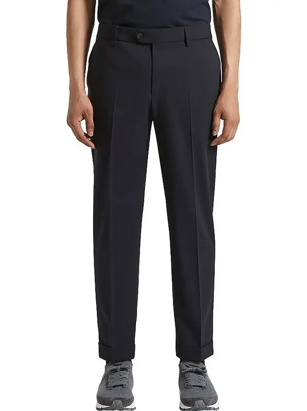 Peserico Curtain Style Trousers - Midnight Blue