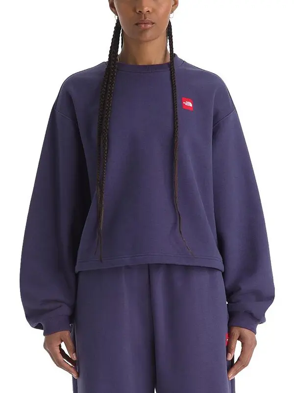 The North Face Red Box Crewneck Sweatshirt - Eternal Purple