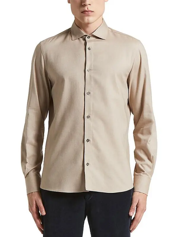 Peserico Button Front Shirt - Dirt Path