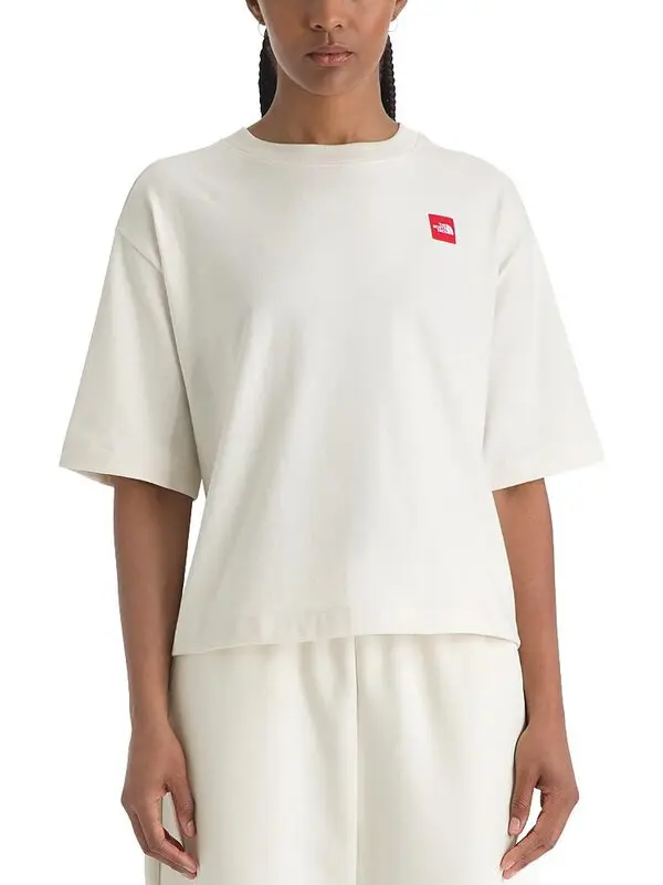 The North Face Red Box Tee - White Dune