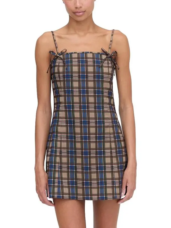Hill House Home The Rennie Dress - Brown Spencer Plaid