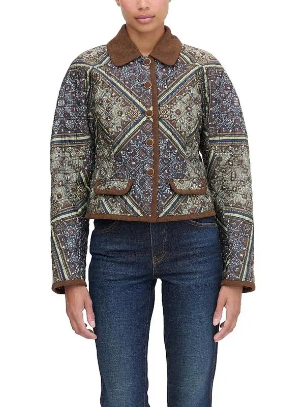 Hill House Home The Dax Jacket - Olive Equestrian Scarf