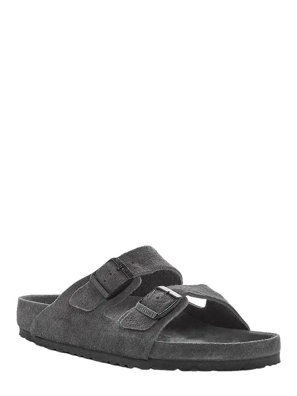 BIRKENSTOCK Arizona Slide Sandals - Dark Gray