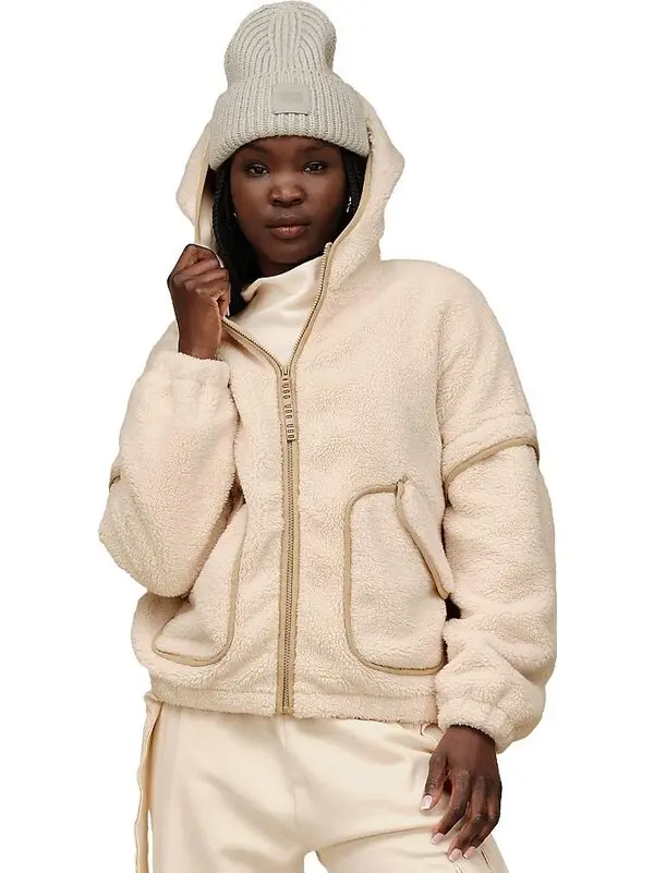 UGG Mariella Uggfluff Zip Hoodie - Cream