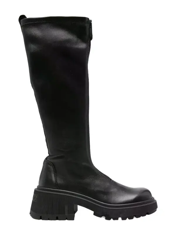 JIMMY CHOO 50mm Lune Boots - Black