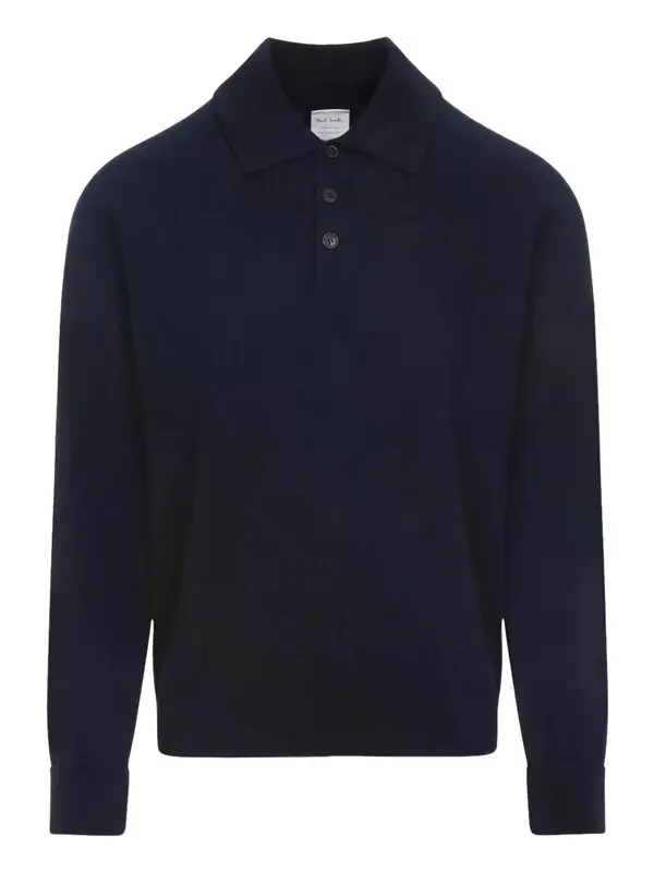 Paul Smith Cashmere Button-front Sweater - Blue