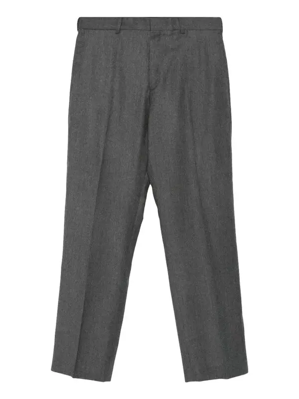 Paul Smith Pressed-crease Trousers - Grey