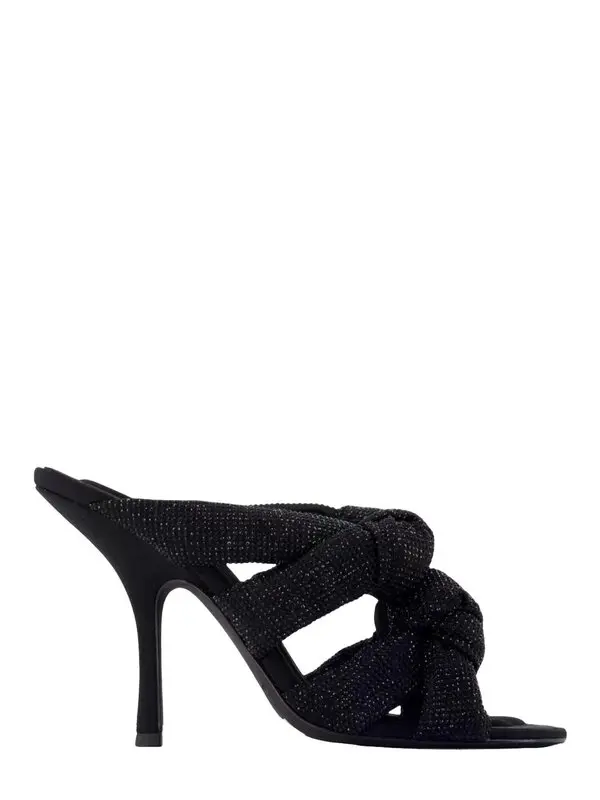Alexander Wang Knotted Detailing High Heel Sandals - Black