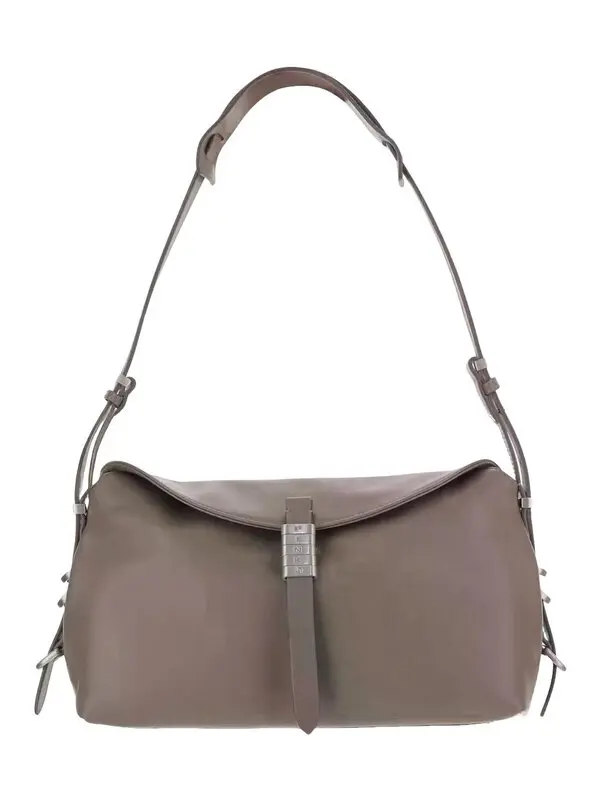 Pinko Flap-closure Leather Shoulder Bag - Grey