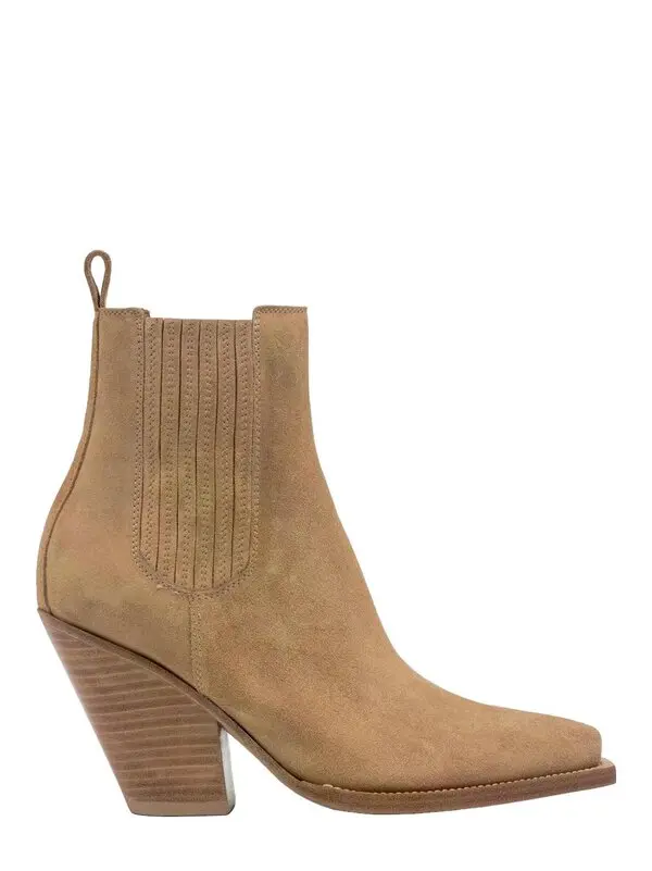 BUTTERO® Suede Pointed-toe Boots - Brown
