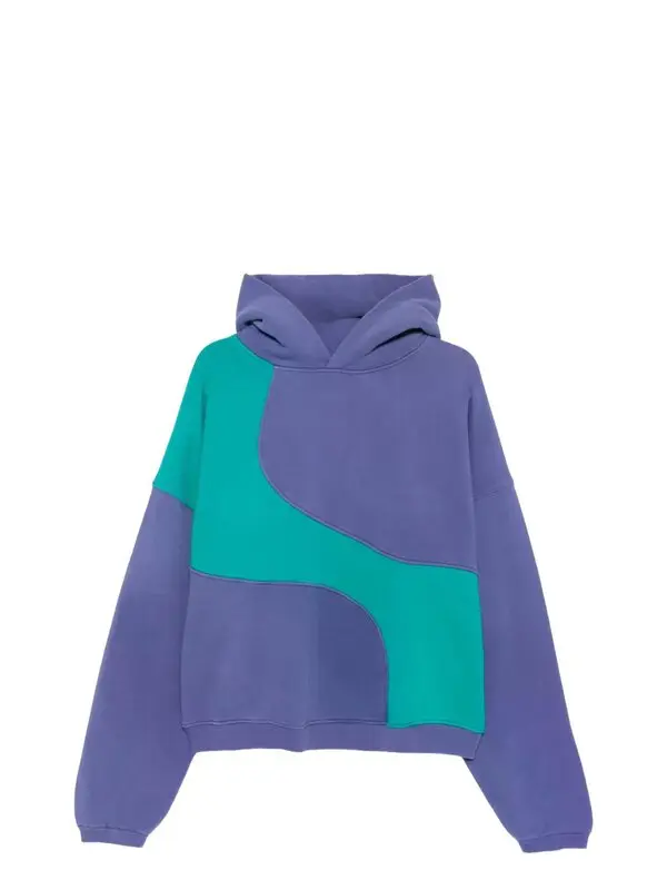 ERL Two-tone Hoodie - Blue