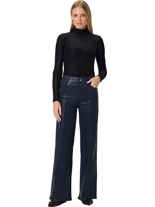 Paige Anessa Wide Leg Jean - Navy