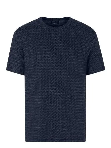 Giorgio Armani Slim Fit T-shirts - Black