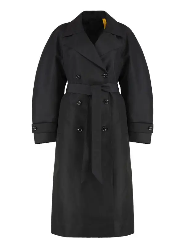 Moncler 4 Edward Enninful Zake Long Trench Coat - Black