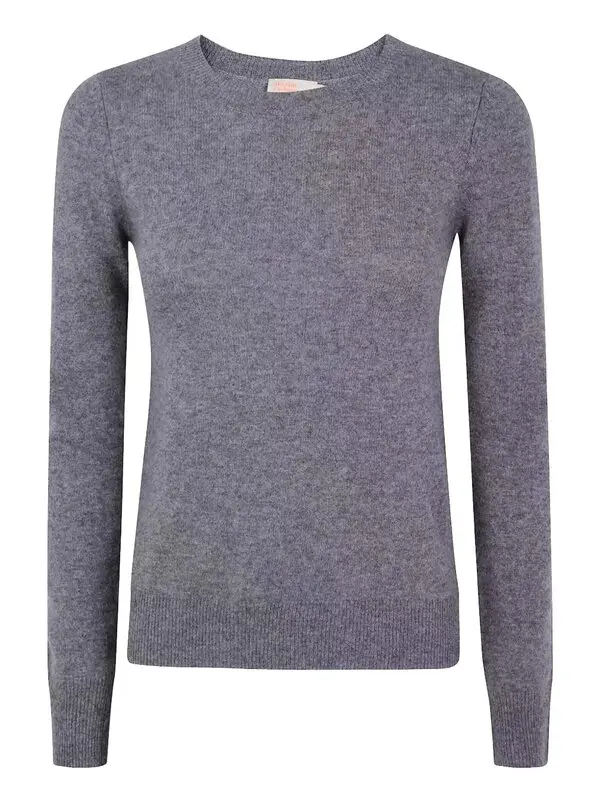 ABSOLUT CASHMERE Round-neck Cashmere Sweater - Grey