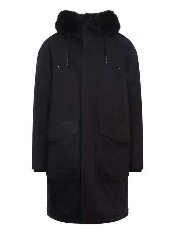Moose Knuckles Fur-trimmed Parka Coat - Black