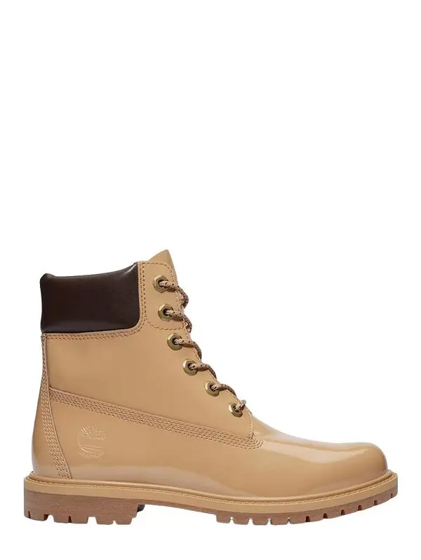 Timberland 6" Premium Waterproof Boots - Light Brown Patent Leather
