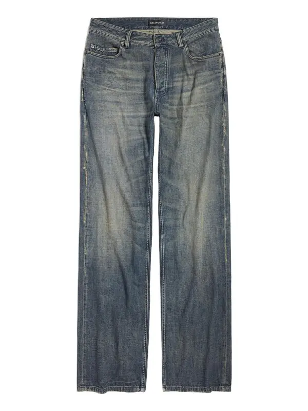 Balenciaga Relaxed Fit Pants - Blue