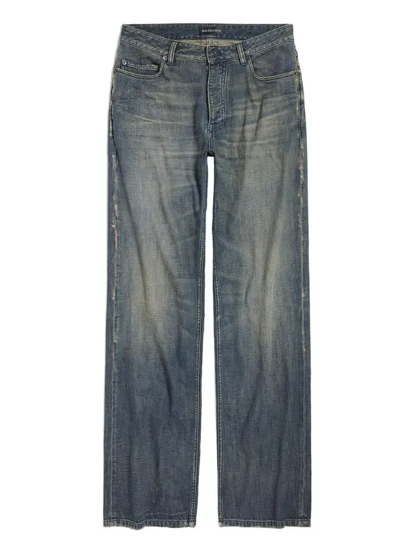 Balenciaga Relaxed Fit Pants - Blue