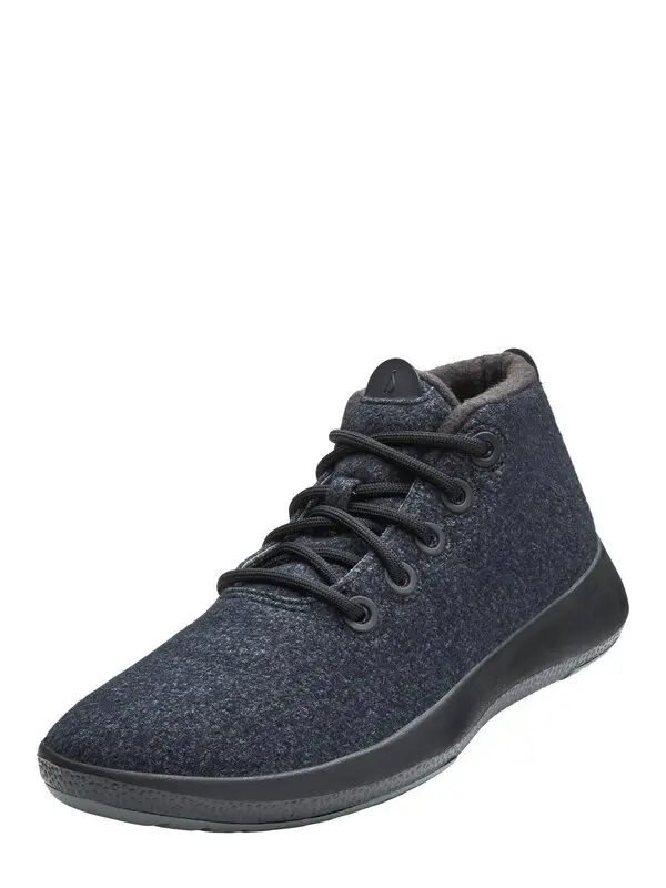 Allbirds Wool Runner-up Mizzle High-top Sneakers - Black