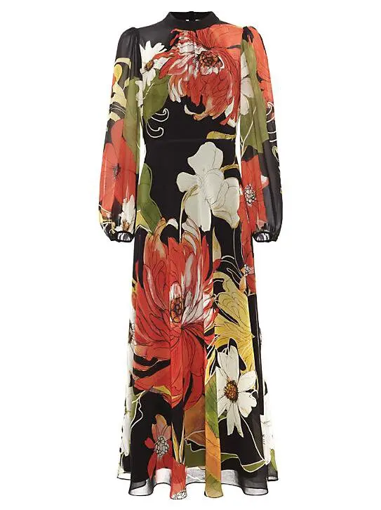 PHASE EIGHT Floral Woven Maxi Dress - Multi