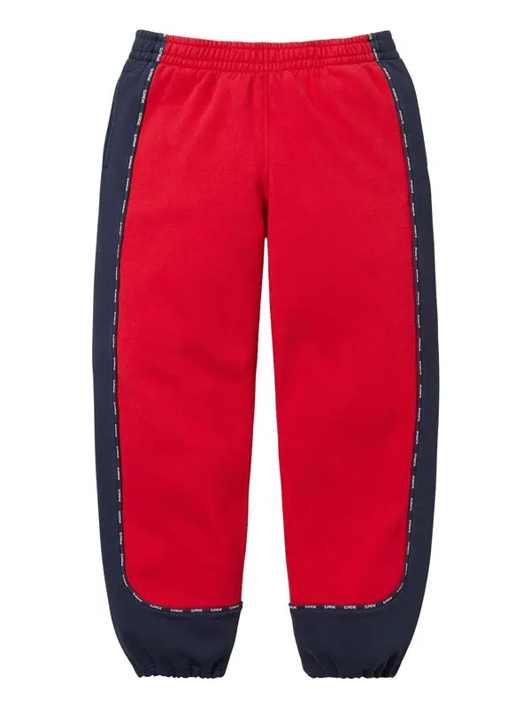 Supreme Piping Sweatpant - Red