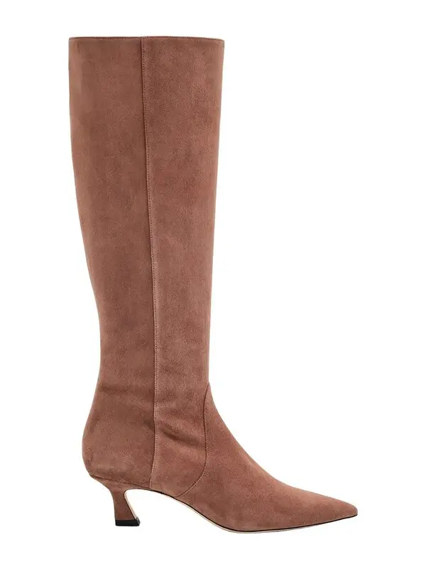 STUART WEITZMAN 50mm Vinnie Knee-high Boots - Taupe